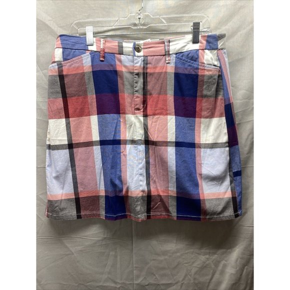 croft & barrow | Skirts | Croft Barrow Women Short Skirt Plaid Blue ...